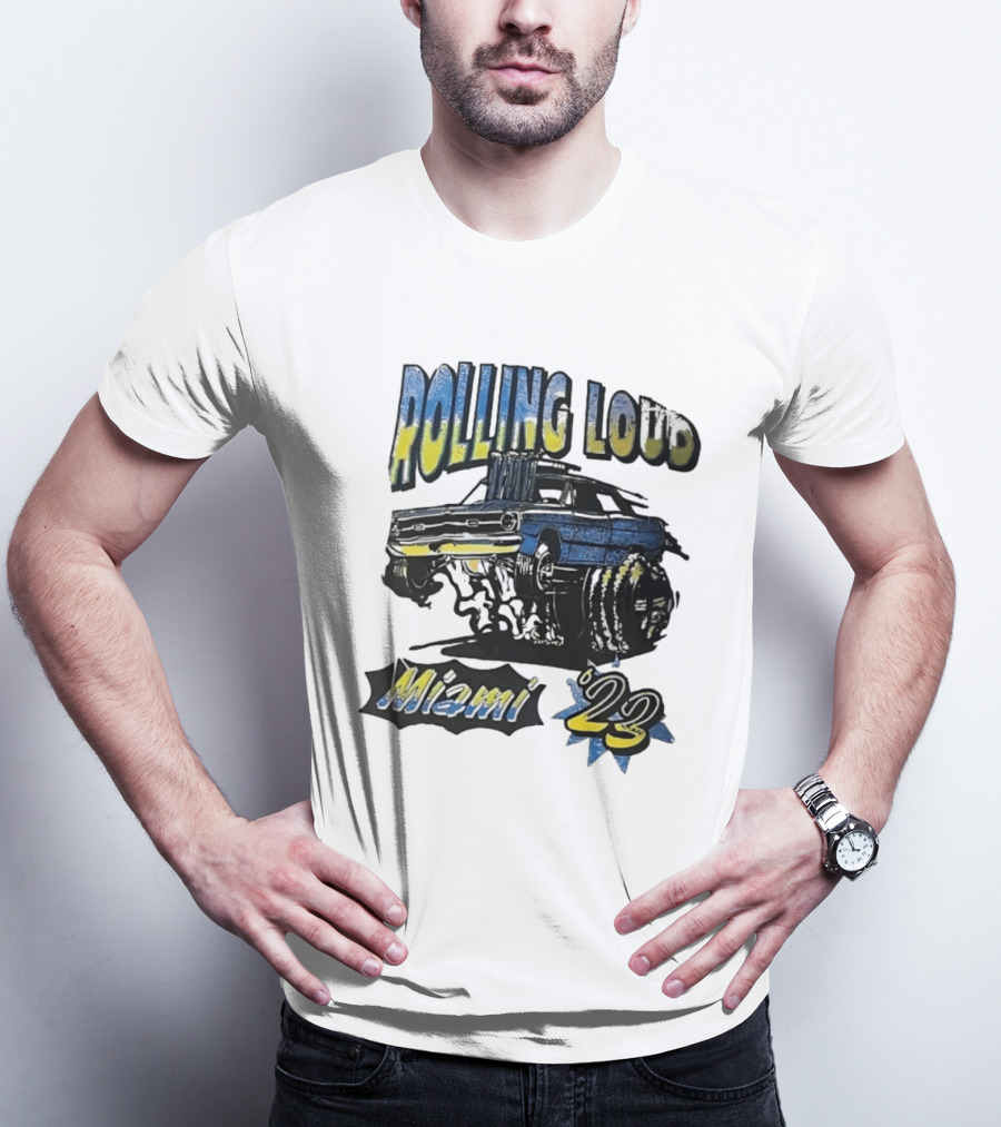 Rolling Loud Miami 2023 Hydraulics Vintage Car T-Shirt