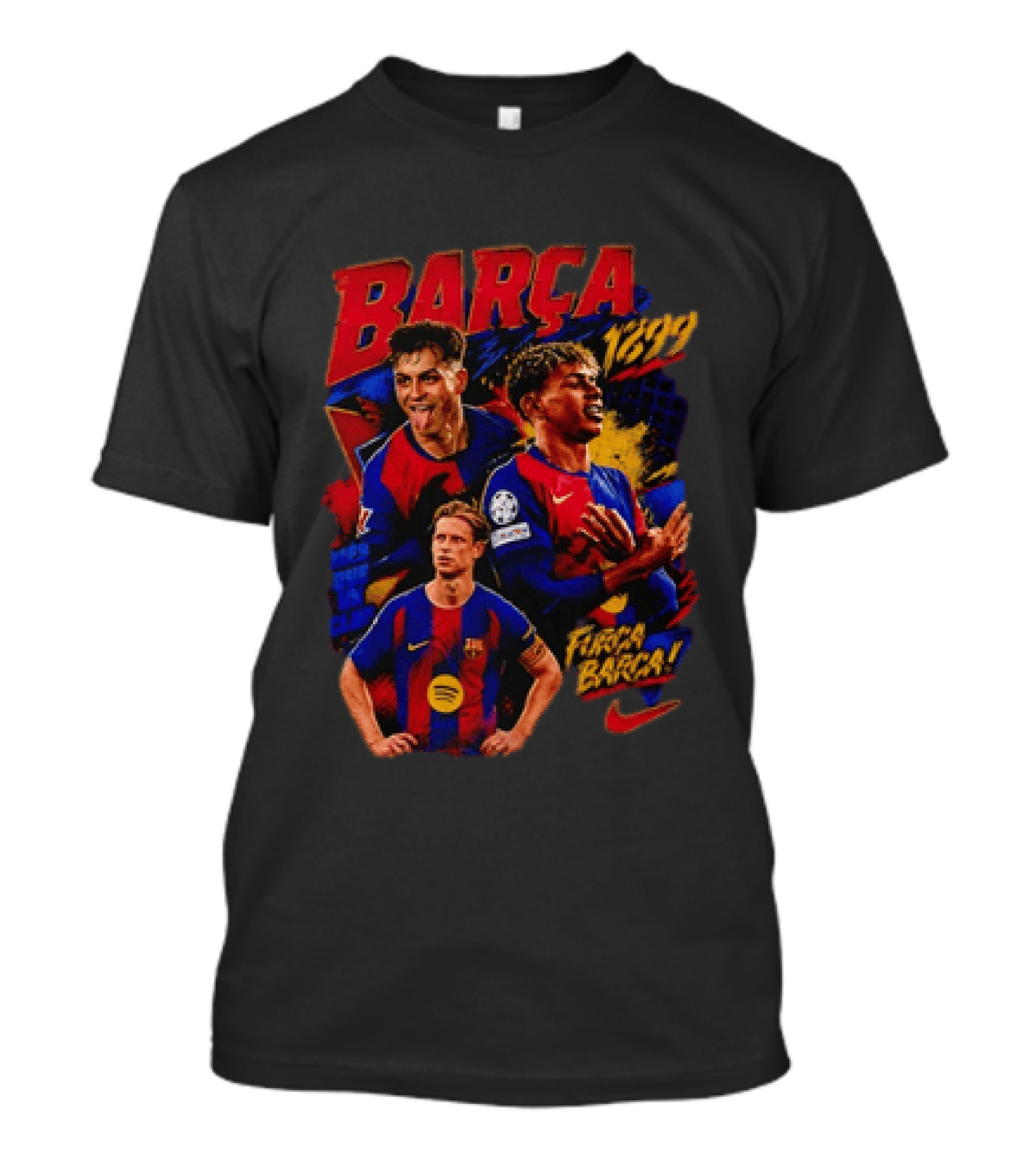 Barça 1899 Força Barça Soccer Pride Sports T-Shirt