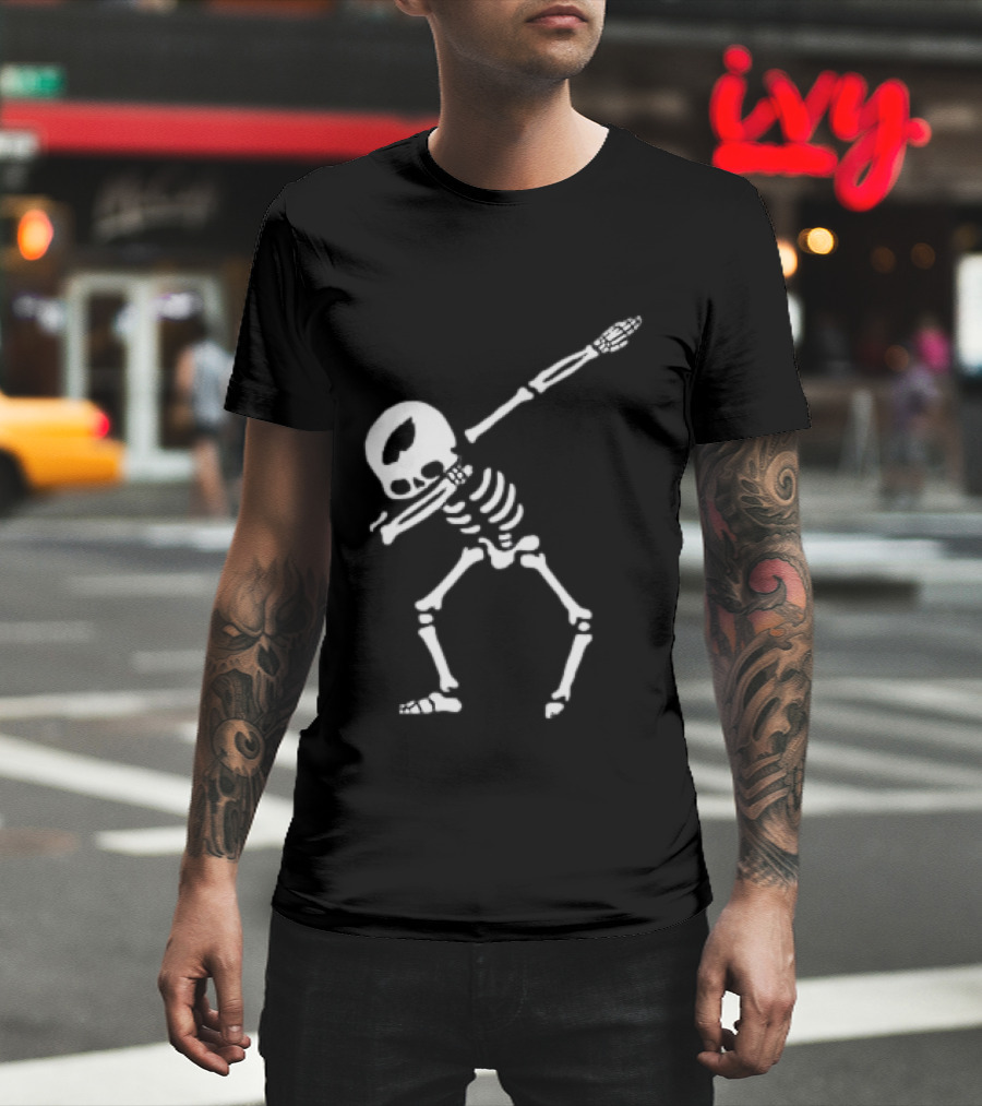 Philadelphia Eagles Dabbing Skeleton T-Shirt