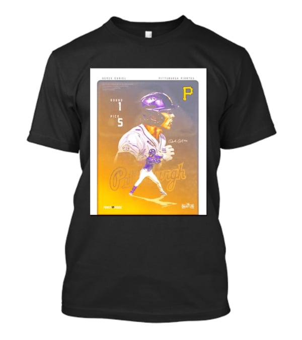 Derek Curiel Pittsburgh Pirates MLB Draft Round 1 Pick 5 Prospect 2026 T-Shirt