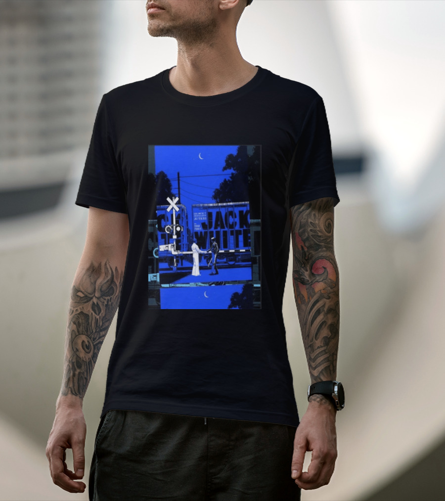 Jack White Jul 15 2026 Toronto Concert Railway Crossing T-Shirt