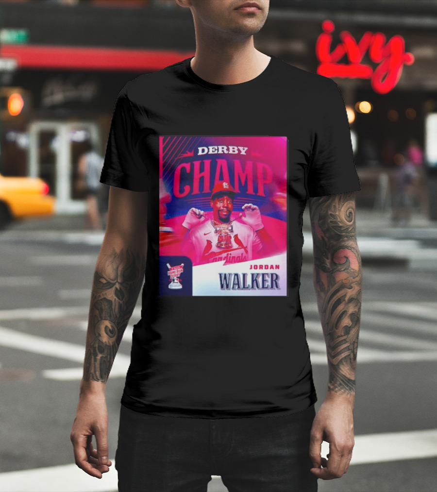 Jordan Walker St Louis Cardinals Home Run Derby Champ 2026 T-Shirt