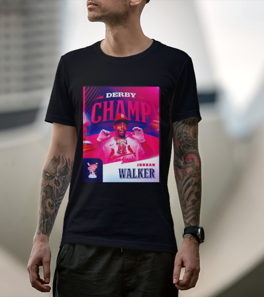 Jordan Walker St Louis Cardinals Home Run Derby Champ 2026 T-Shirt