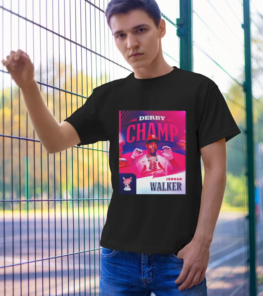 Jordan Walker St Louis Cardinals Home Run Derby Champ 2026 T-Shirt
