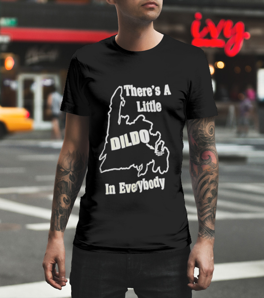 There's A Little Dildo In Everybody Map T-Shirt