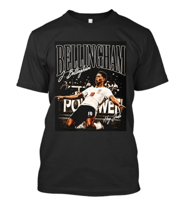 Bellingham J. Bellingham Hey Jude Football Power No. 10 T-Shirt