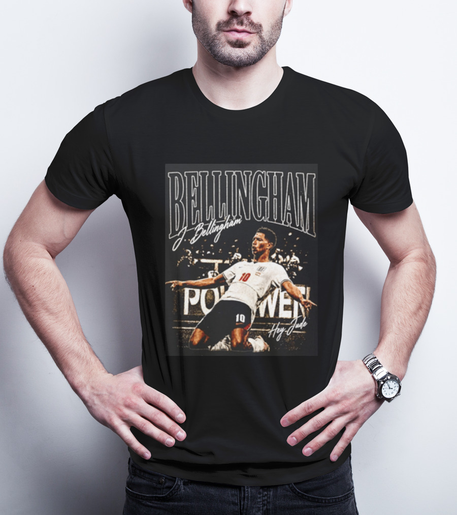 Bellingham J. Bellingham Hey Jude Football Power No. 10 T-Shirt
