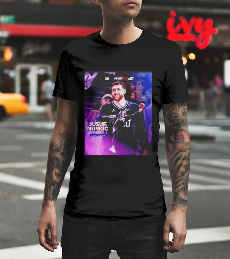 Jusuf Nurkić NBA Utah Jazz Contract 2 Years 22 Million T-Shirt