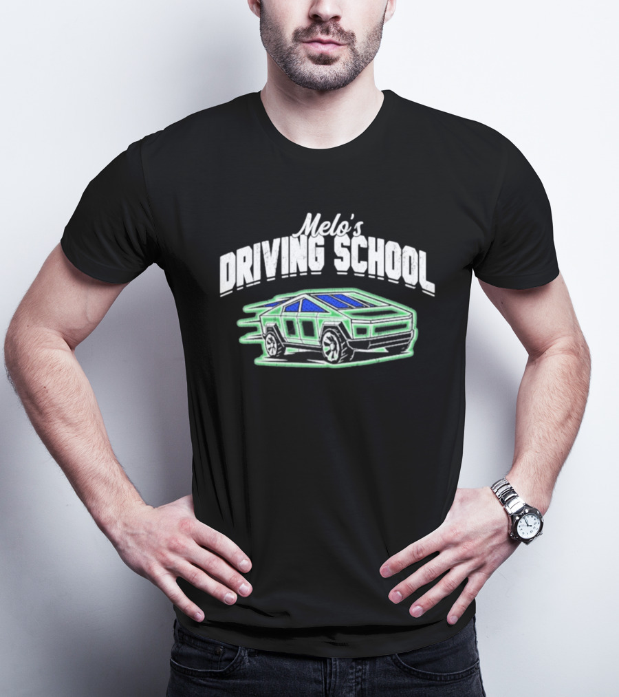 Melo's Driving School Cybertruck Concept Minnesota Timberwolves Edition T-Shirt