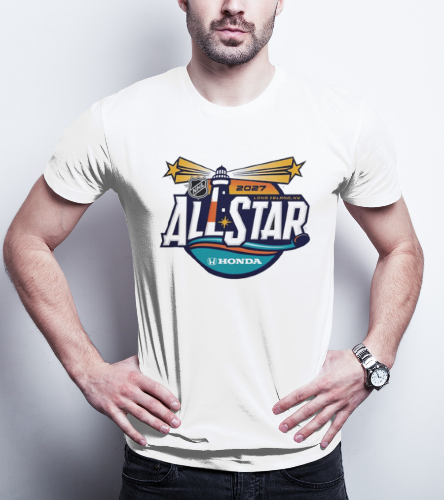 2027 NHL All Star Long Island Honda Lighthouse Stars T-Shirt