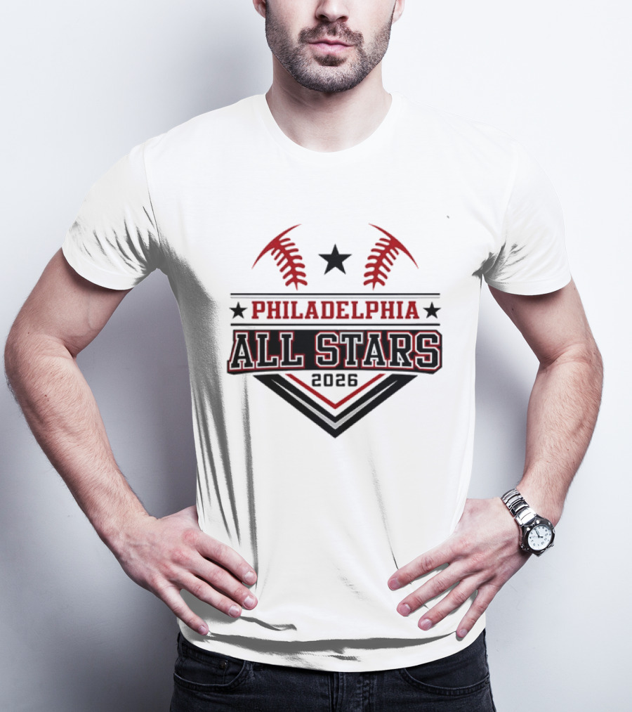 Philadelphia All Stars 2026 Baseball Star T-Shirt