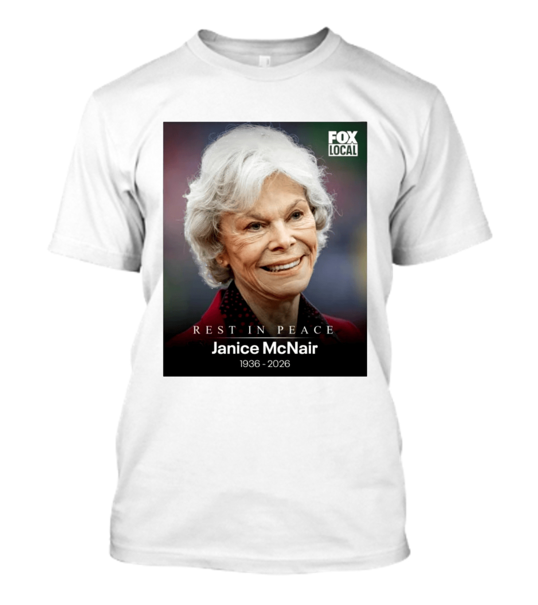 Rest In Peace Janice McNair 1936 2026 FOX Local Memorial T-Shirt