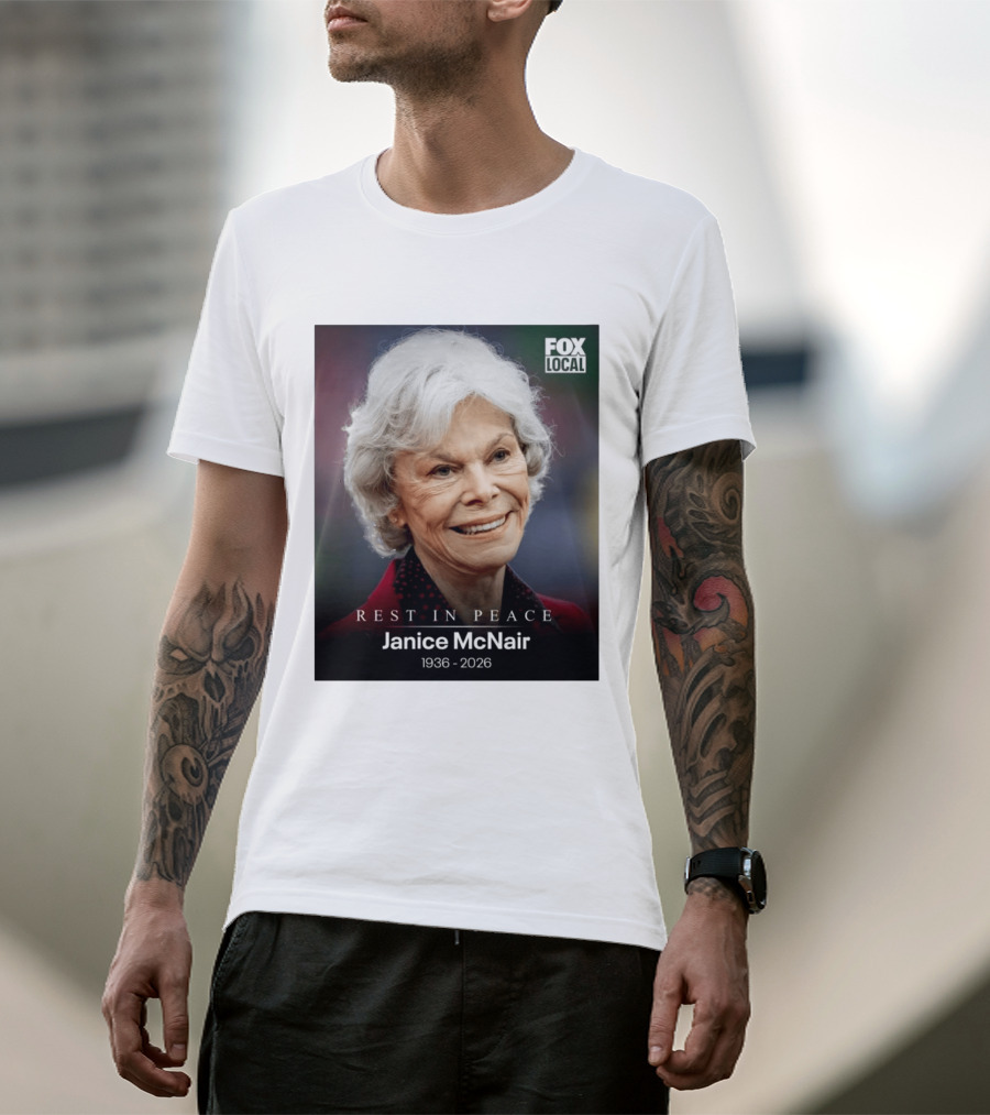 Rest In Peace Janice McNair 1936 2026 FOX Local Memorial T-Shirt