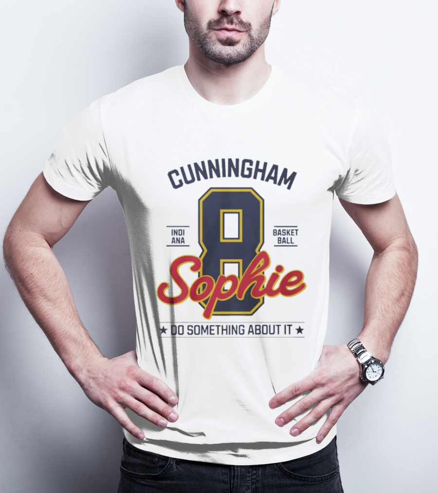 Cunningham Sophie 8 Indiana Basketball Do Something About It T-Shirt