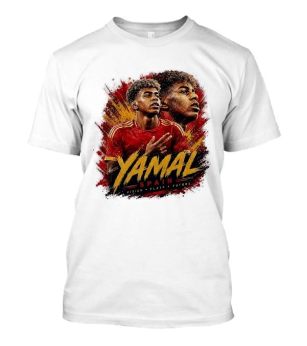 Yamal Spain Vision Flair Future Football T-Shirt
