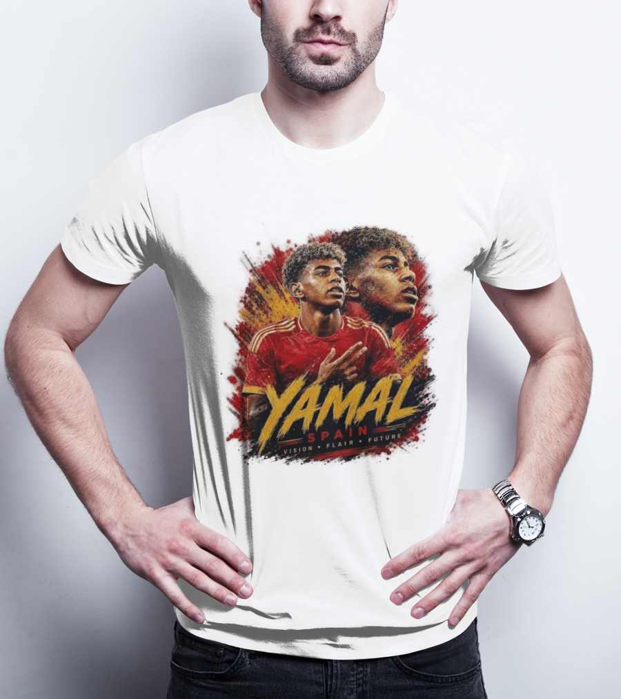 Yamal Spain Vision Flair Future Football T-Shirt