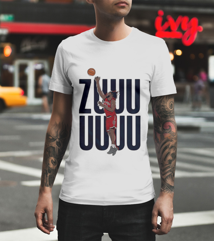 St John's Red Storm Zuby Ejiofor Basketball Caricature T-Shirt