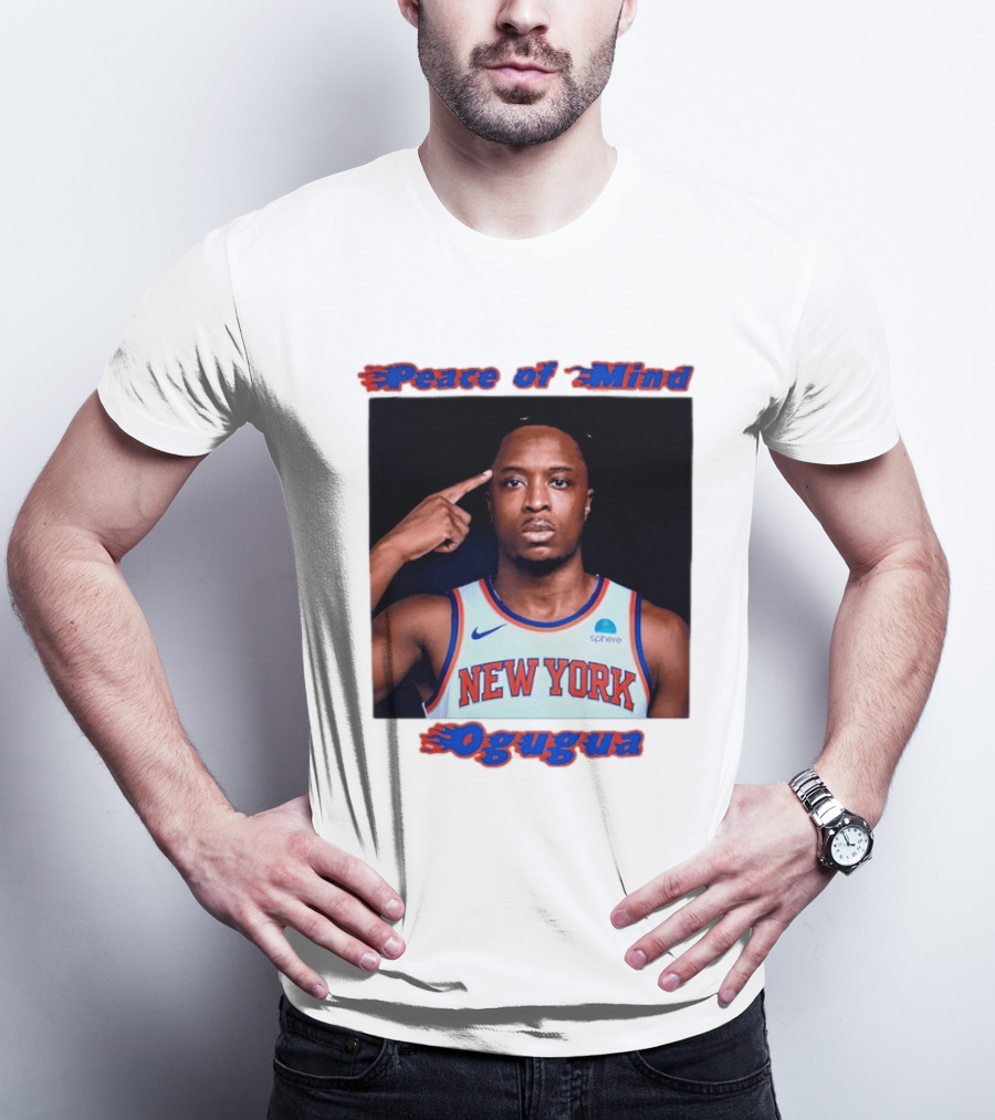 New York Knicks Basketball OG Anunoby Peace Of Mind Ogugua 2026 T-Shirt