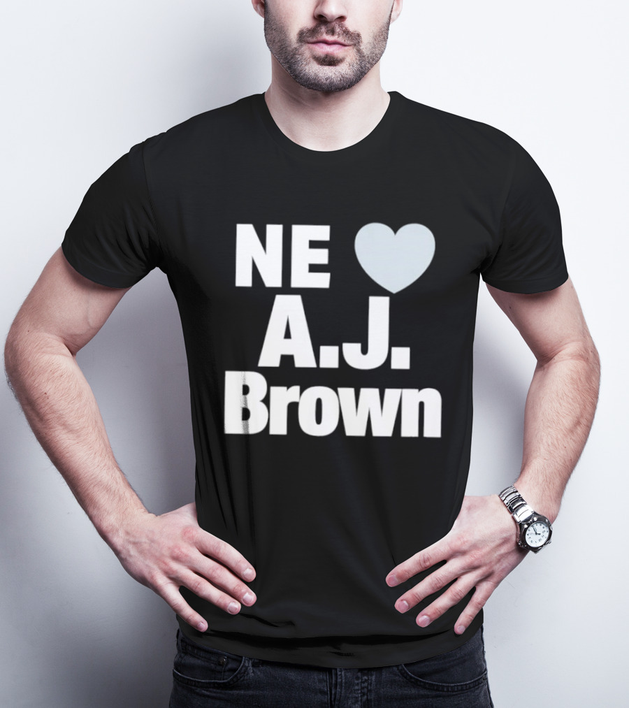Philadelphia Eagles NE Heart A.J. Brown T-Shirt
