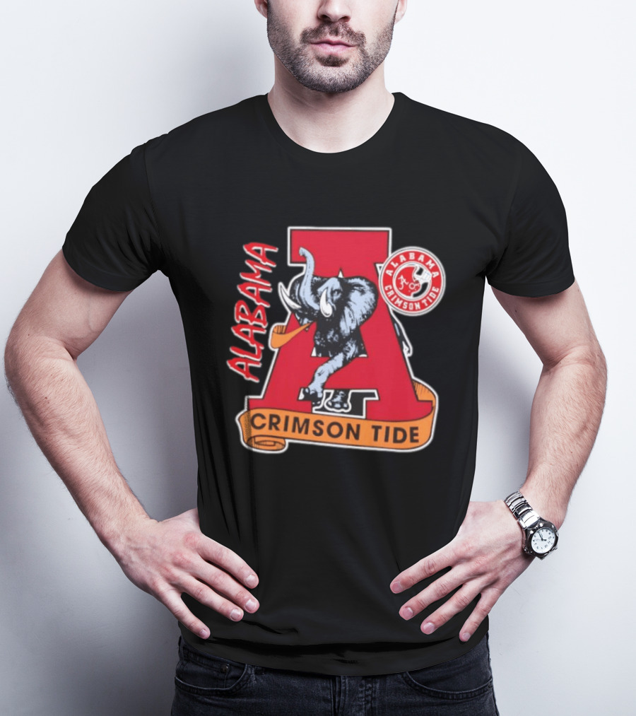 Alabama Crimson Tide Big Al Elephant NCAA Football T-Shirt