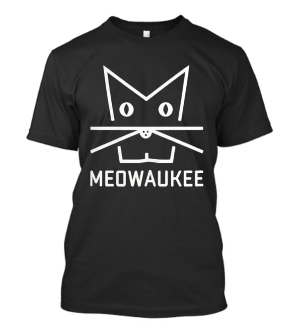Kat Timpf Meowaukee Cat Face T-Shirt