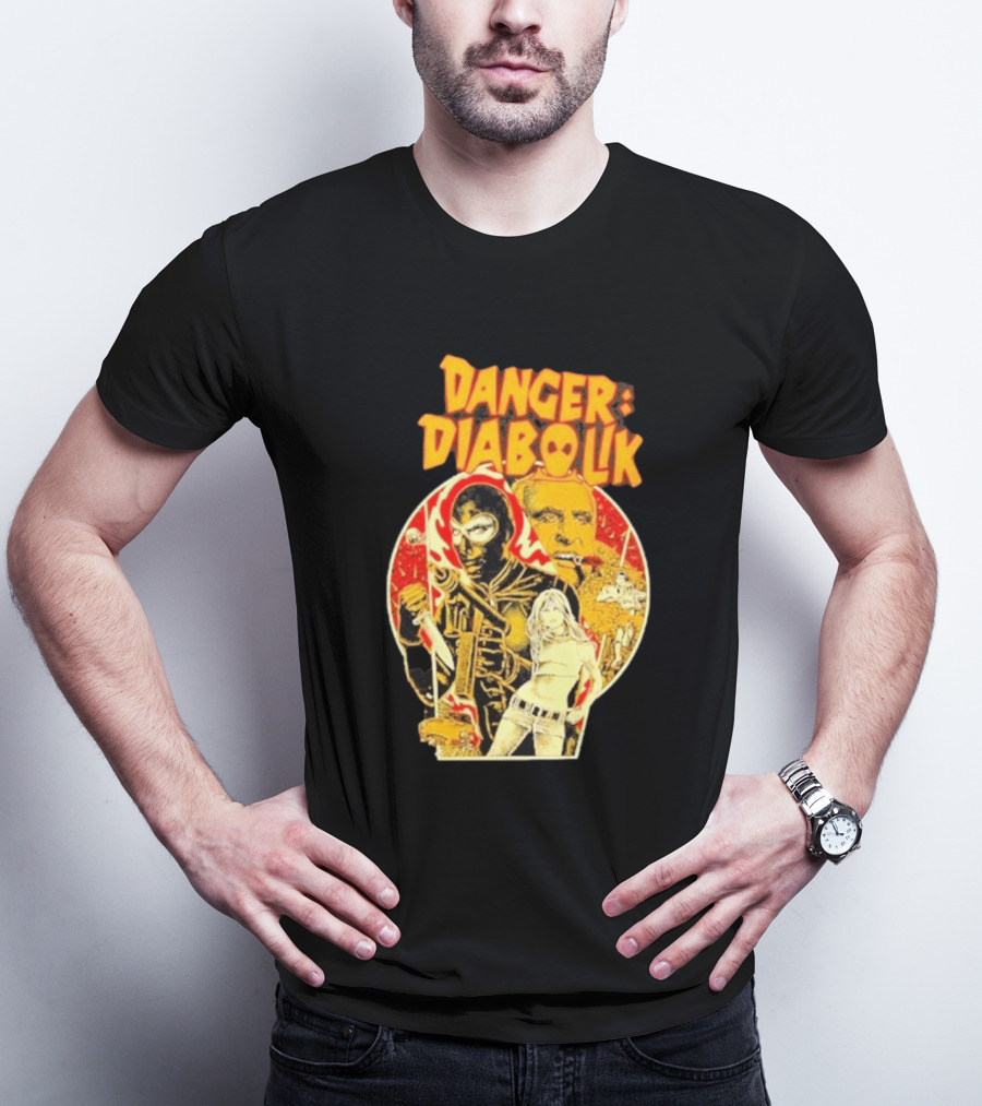 Danger Diabolik Italian Comic Mario Bava T-Shirt