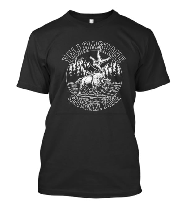 Yellowstone National Park Do Not Pet The Fluffy Cows Bison 2026 T-Shirt