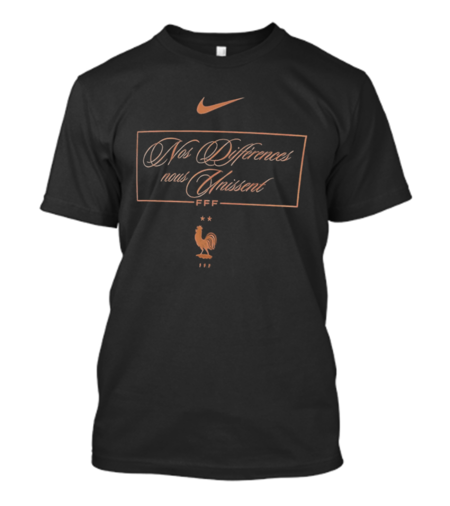 Nike Nos Différences Nous Unissent France Football Team Rooster T-Shirt
