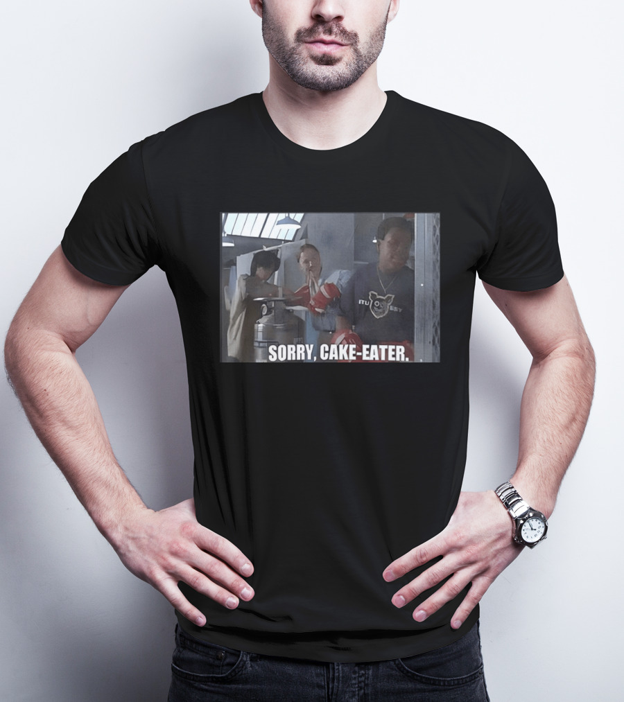 The Mighty Ducks Sorry Cake Eater Ice Hockey Scene T-Shirt