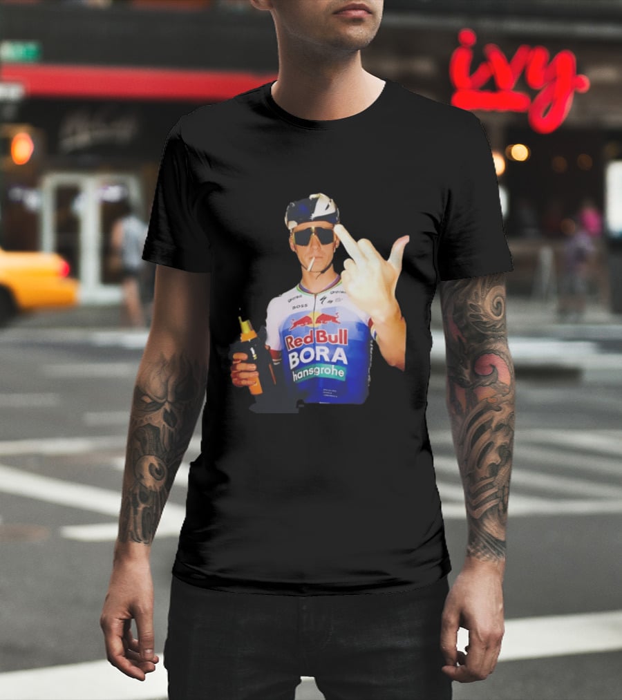 Remco Evenepoel Red Bull BORA Hansgrohe Smoking Gesture T-Shirt