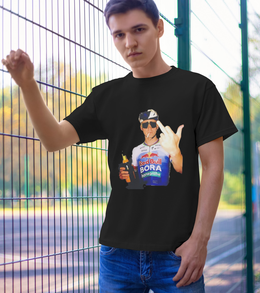 Remco Evenepoel Red Bull BORA Hansgrohe Smoking Gesture T-Shirt