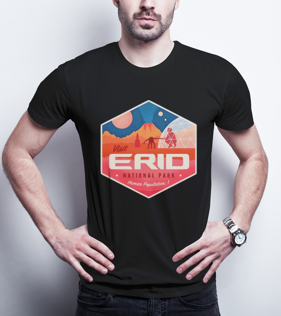 Rocky Alien Tau Ceti Visit Erid National Park Project Hail Mary Human Population One T-Shirt