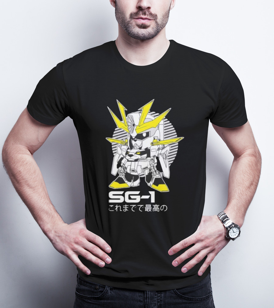 SG 1 Gundam Chibi Mecha Anime T-Shirt
