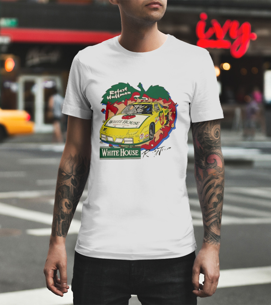 1996 Robert Huffman White House Apple Juice #37 Goody's Dash Series Car Racing T-Shirt