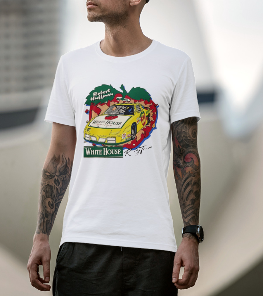 1996 Robert Huffman White House Apple Juice #37 Goody's Dash Series Car Racing T-Shirt