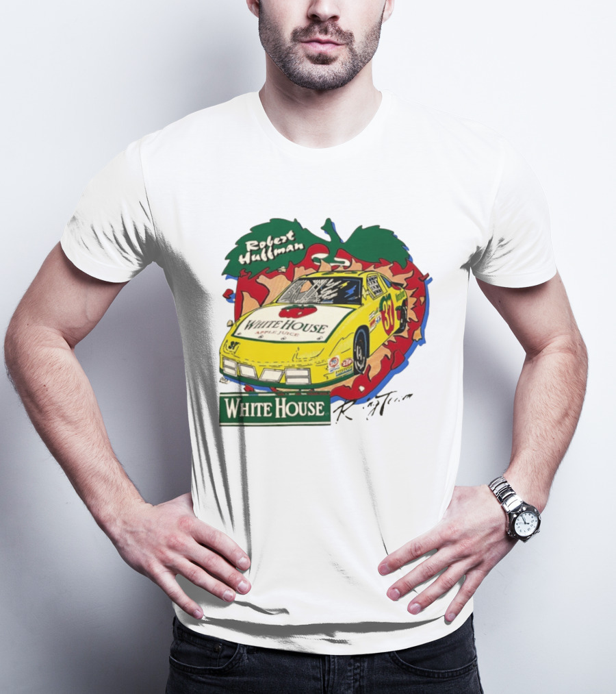 1996 Robert Huffman White House Apple Juice #37 Goody's Dash Series Car Racing T-Shirt