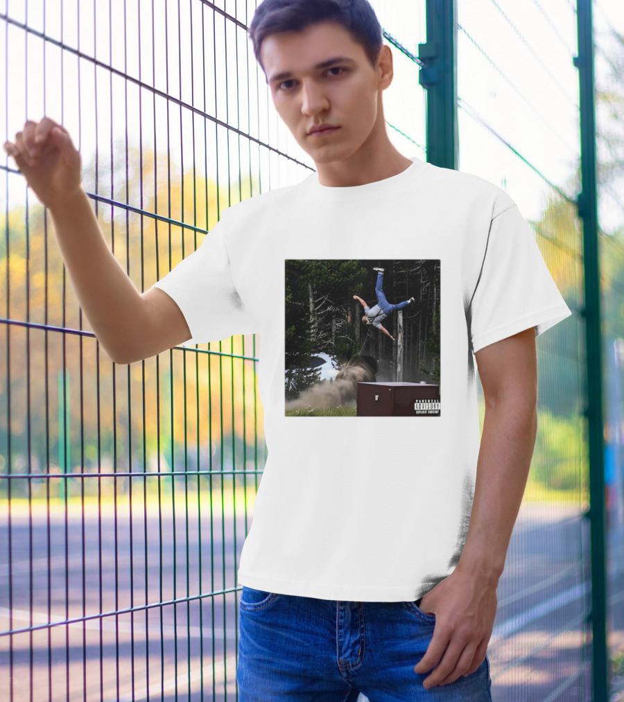 Bison Do Not Pet The Fluffy Cows National Park Parental Advisory Explicit Content Warning T-Shirt