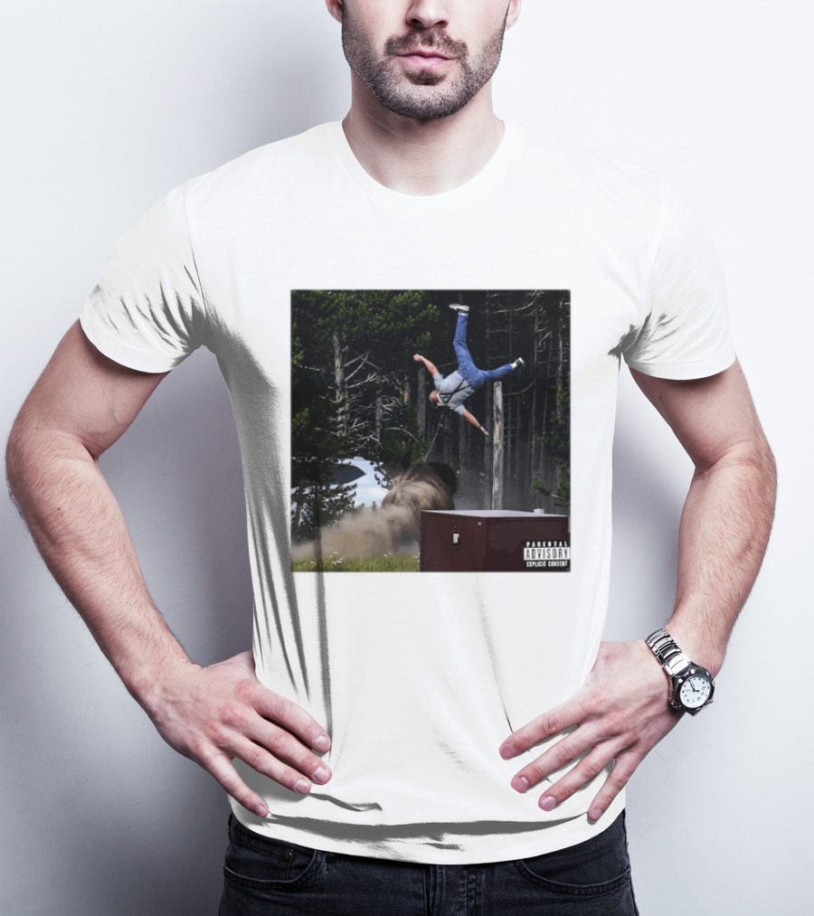 Bison Do Not Pet The Fluffy Cows National Park Parental Advisory Explicit Content Warning T-Shirt