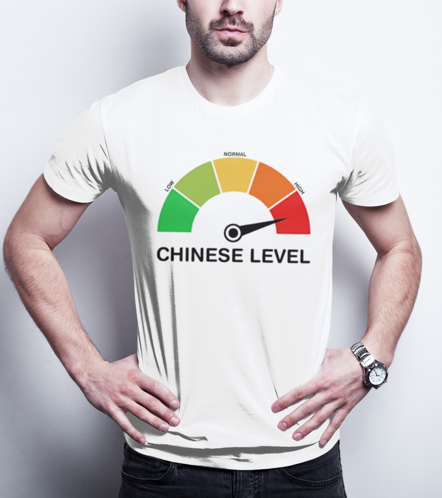Chinese Level Meter Low Normal High Gauge T-Shirt