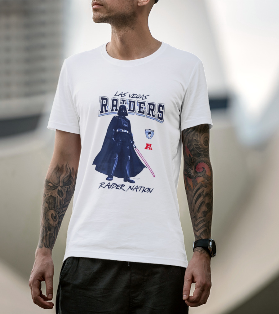 Las Vegas Raiders Darth Vader Raider Nation Star Wars 2026 T-Shirt