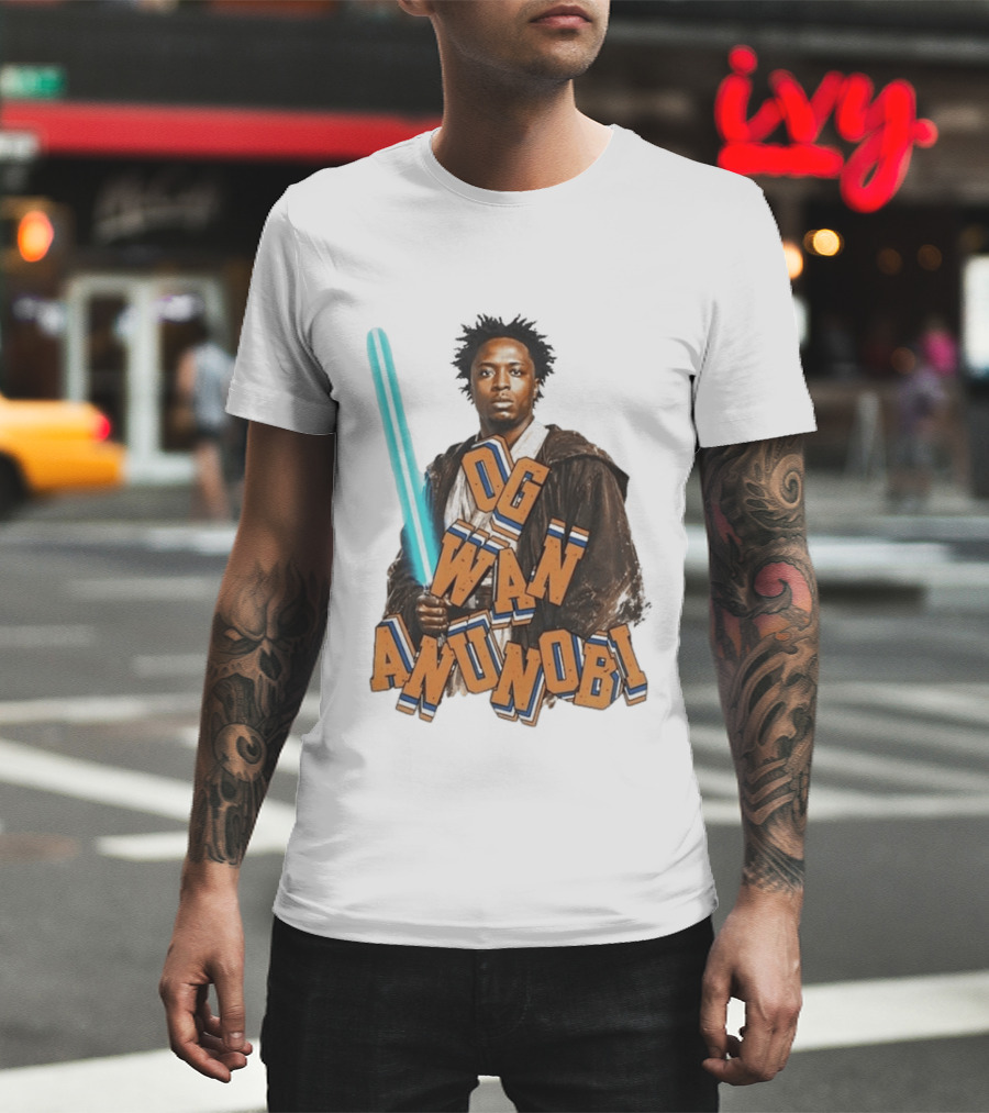 Og Wan Anunobi New York Knicks Basketball Nba 2026 Star Wars T-Shirt