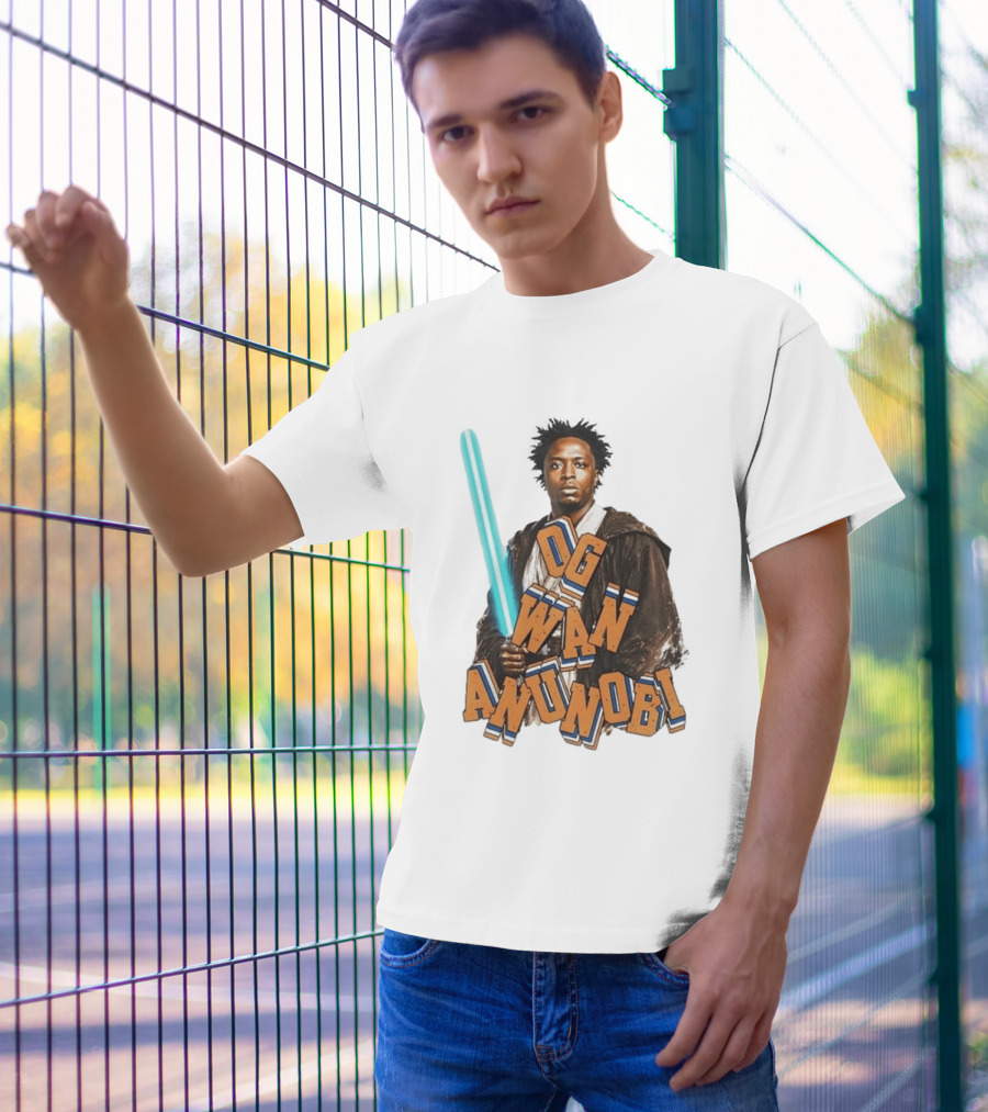 Og Wan Anunobi New York Knicks Basketball Nba 2026 Star Wars T-Shirt