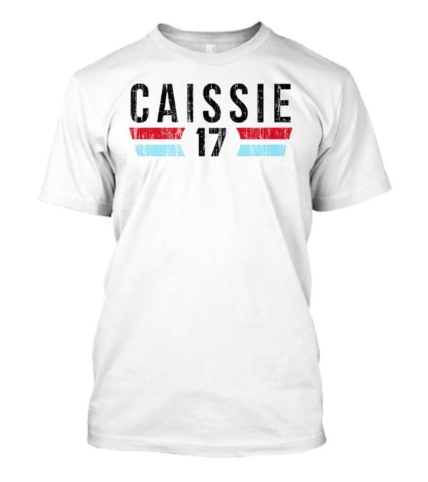 Owen Caissie 17 Marlins Font Distressed T-Shirt