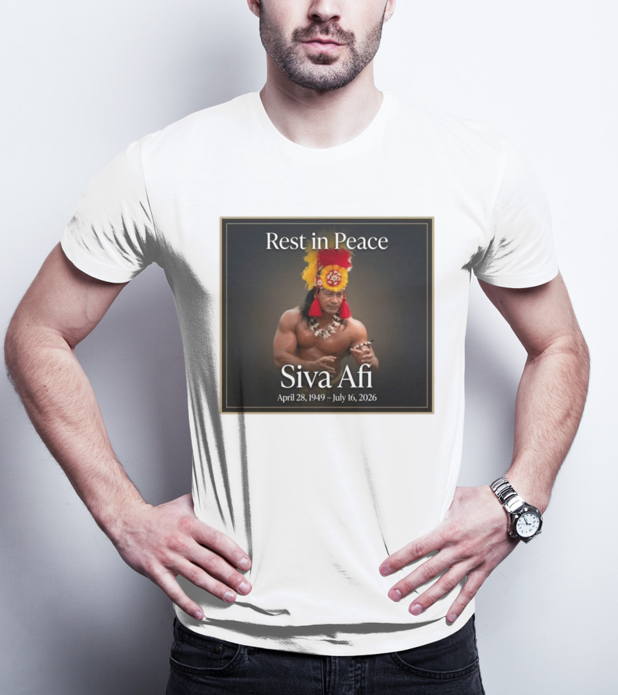 Rest In Peace Siva Afi April 28 1949 July 16 2026 Hawaiian Warrior T-Shirt