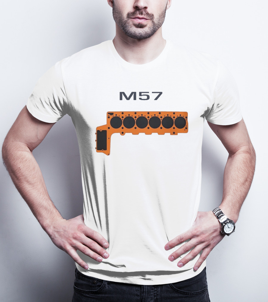 M57 Engine Components BMW Performance Straight Six T-Shirt