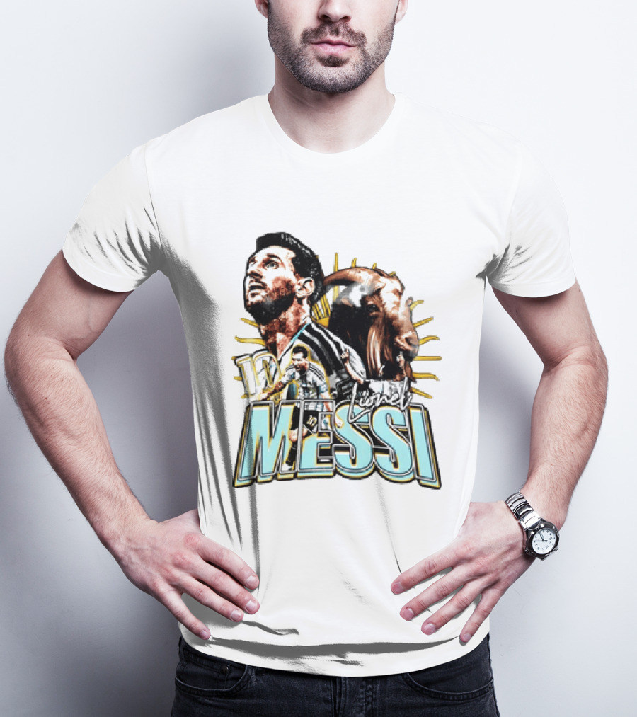 Lionel Messi 10 Goat T-Shirt