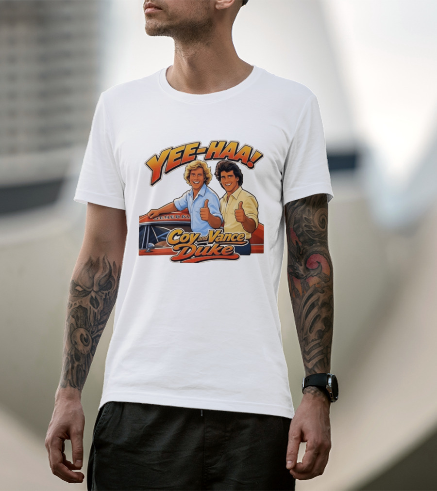 Yee Haa Coy And Vance Duke General Lee T-Shirt