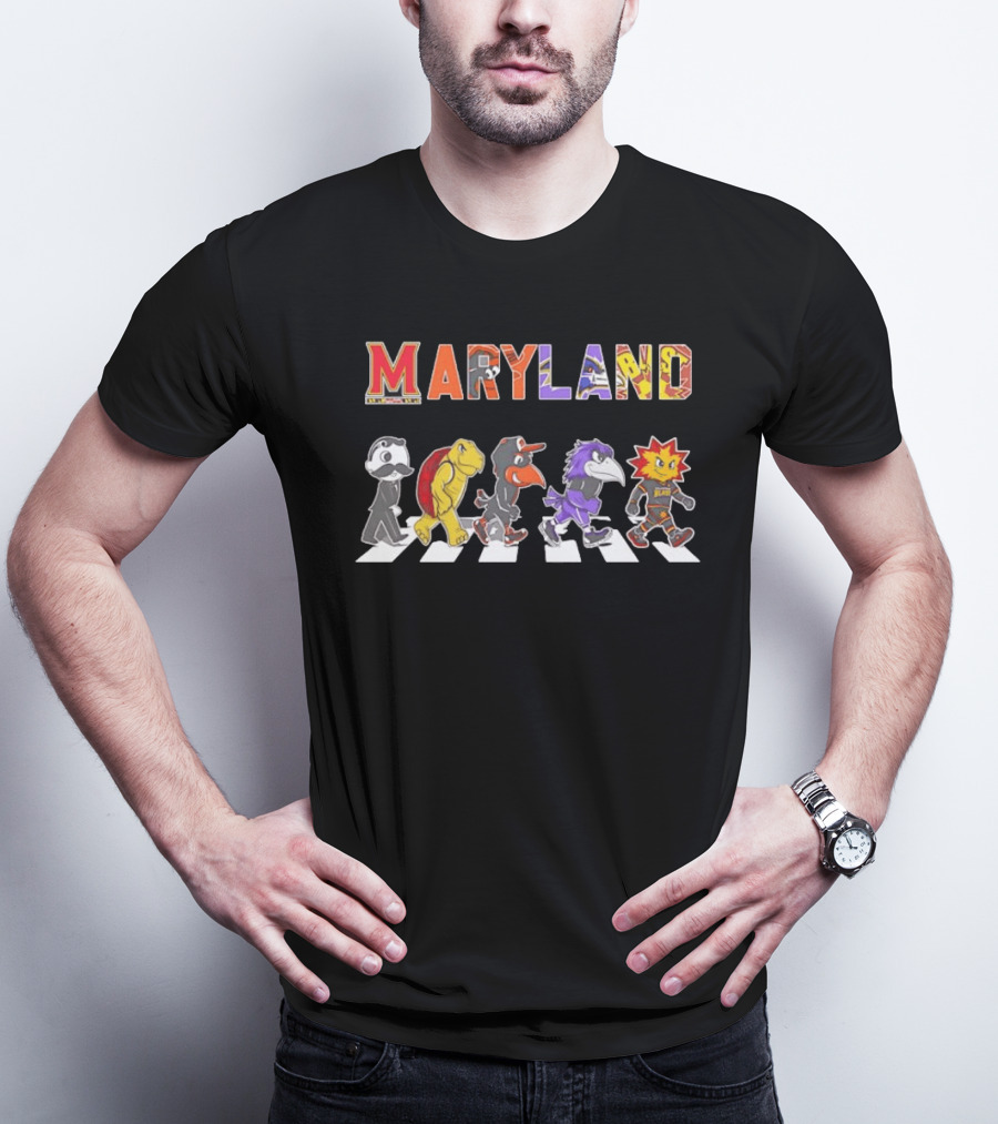 Maryland Oriole Bird Testudo Poe The Raven Baltimore Blast Mr Boh T-Shirt