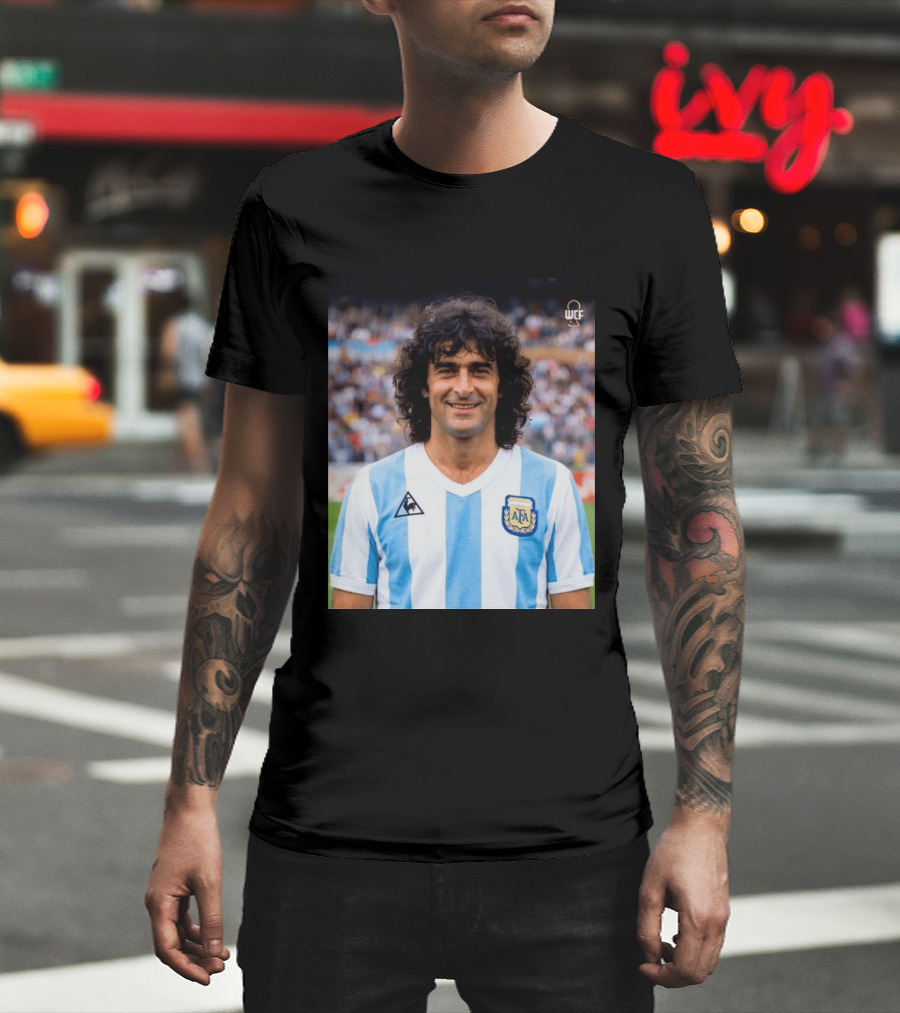Happy Birthday Mario Kempes Argentina Football Legend AFA T-Shirt