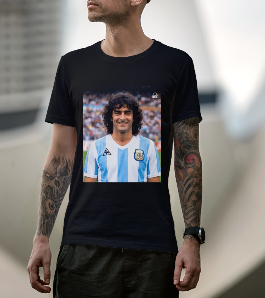 Happy Birthday Mario Kempes Argentina Football Legend AFA T-Shirt